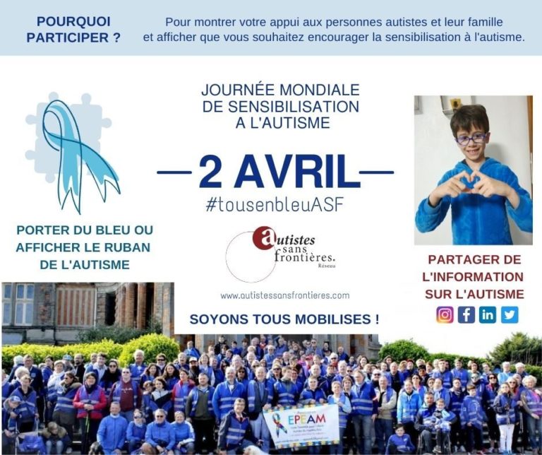 [Solidarité] Tous en bleu pour la journée mondiale de sensibilisation à ...